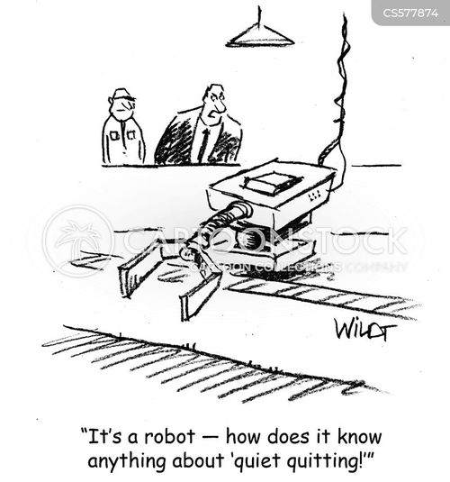 Quiet Quitting Cartoons and Comics - funny pictures from CartoonStock