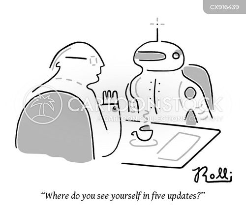 Robot Revolution Cartoons and Comics - funny pictures from CartoonStock