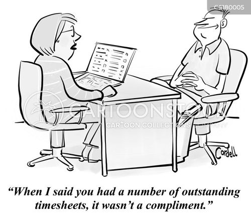 Timesheet Cartoons and Comics - funny pictures from CartoonStock