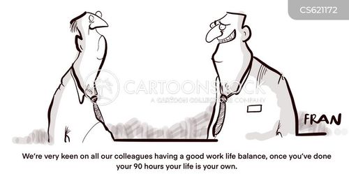Work Life Balance Cartoons and Comics - funny pictures from CartoonStock