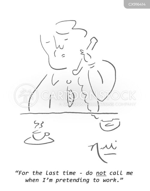 Interruption Of Work Cartoons and Comics - funny pictures from CartoonStock