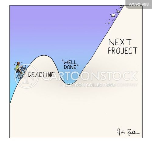 Project Deadline Cartoons and Comics - funny pictures from CartoonStock