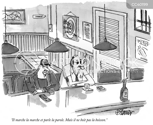 Dessins humoristique et caricaturés avec Habitué Des Bars