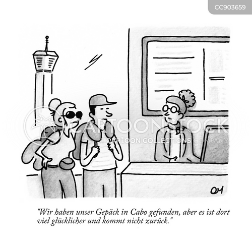 Cartoons und Karikaturen mit Osterinselskulptur