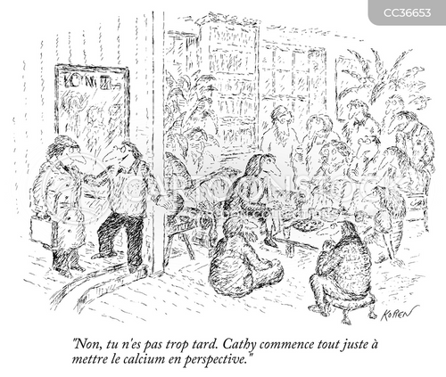 Dessins humoristique et caricaturés avec Nutrient Absorption