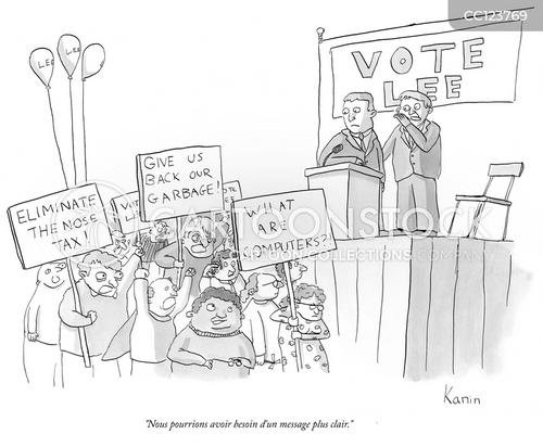 Dessins humoristique et caricaturés avec Candidat Politique