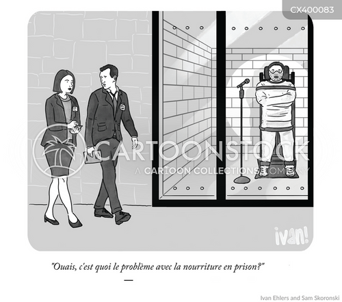 Dessins humoristique et caricaturés avec Uniforme De Prison