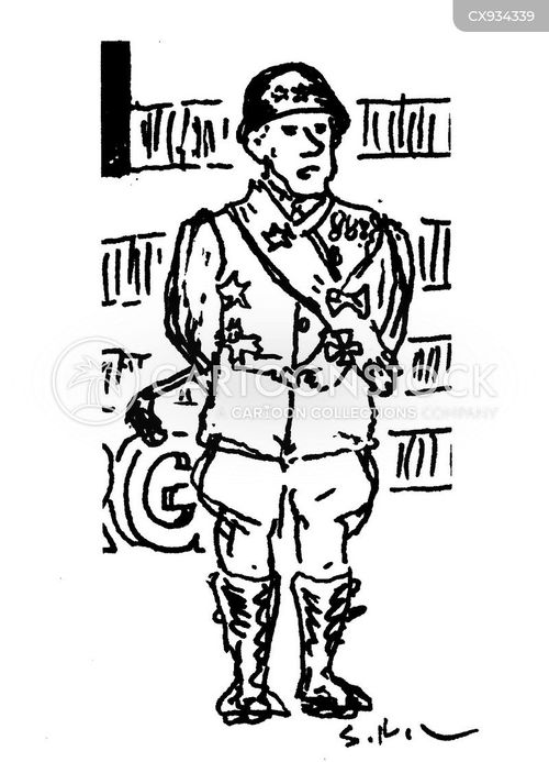 George S. Patton Cartoons and Comics - funny pictures from CartoonStock