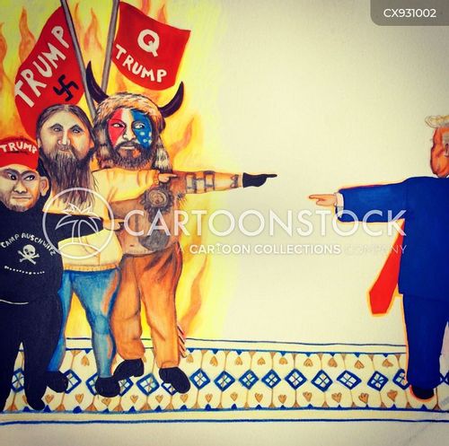 Maga Supporters Cartoons and Comics - funny pictures from CartoonStock