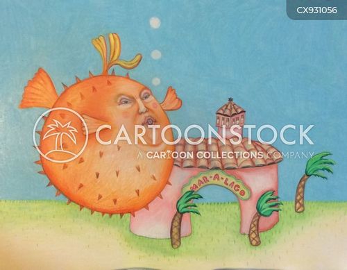 Trump Underwater Cartoons and Comics - funny pictures from CartoonStock