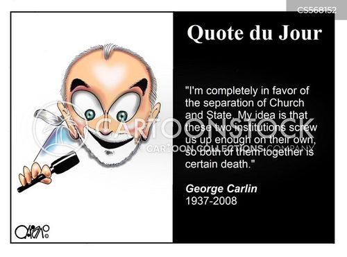 George Carlin Cartoons and Comics - funny pictures from CartoonStock