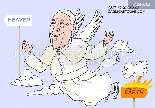 Pope Francis Death Cartoons and Comics - funny pictures from CartoonStock