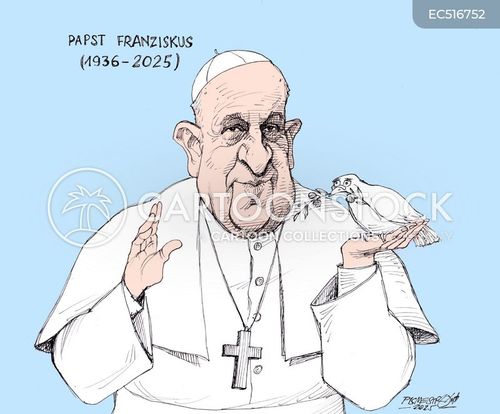 Pope Francis Death Cartoons and Comics - funny pictures from CartoonStock