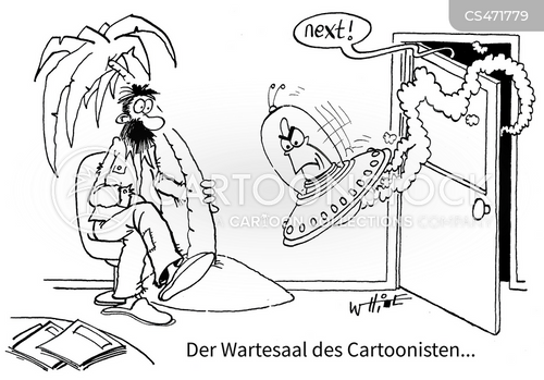 Cartoons und Karikaturen mit Gag-cartoons