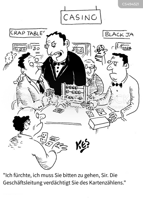 Cartoons und Karikaturen mit Casino