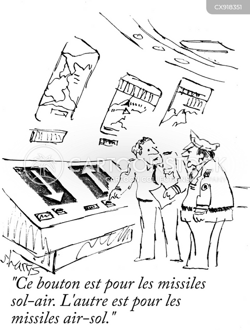 Dessins humoristique et caricaturés avec Frappe De Missiles