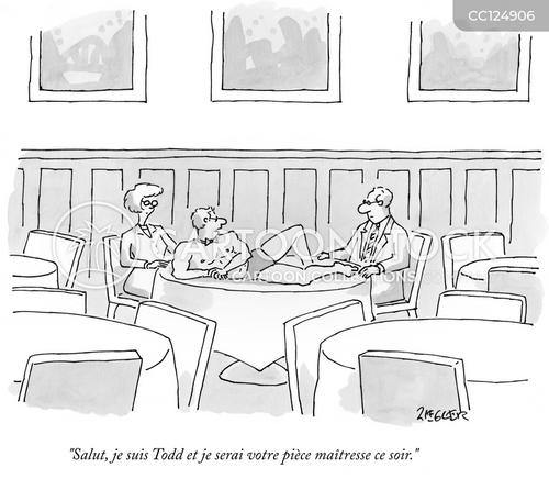 Dessins humoristique et caricaturés avec Agencement De Table