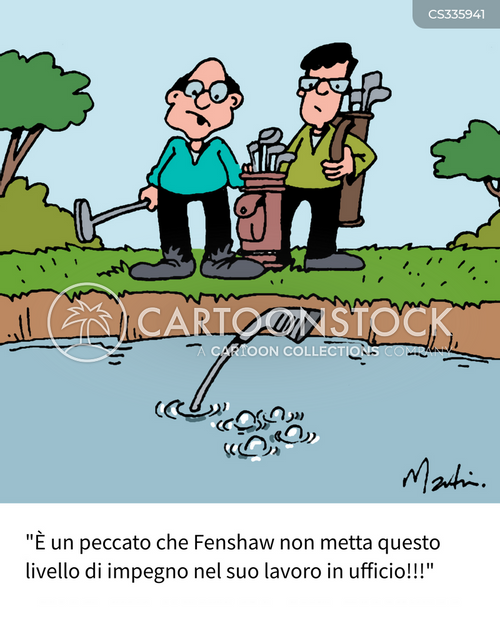 Cartoons und Karikaturen mit Caddie-aufgaben