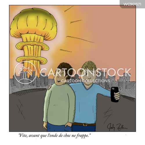Dessins humoristique et caricaturés avec Champignon Nucléaire