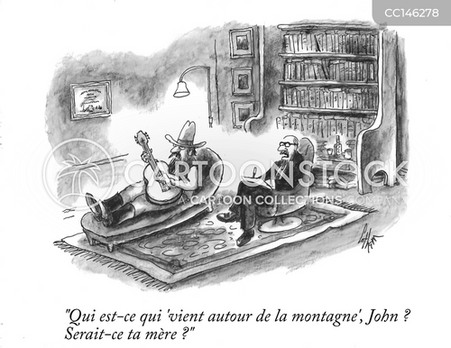 Dessins humoristique et caricaturés avec Elle Viendra Autour De La Montagne