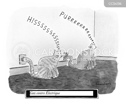 Dessins humoristique et caricaturés avec Chauffage Domestique
