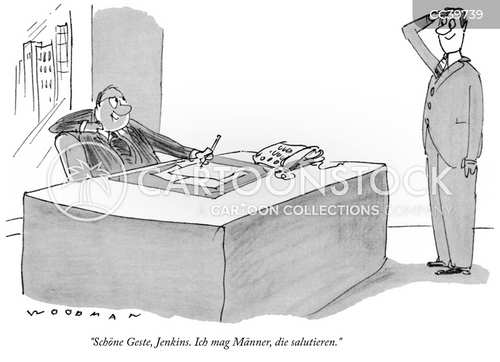 Cartoons und Karikaturen mit Schleimer