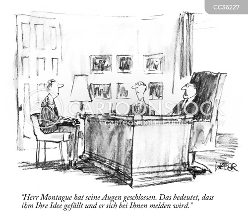 Cartoons und Karikaturen mit Dolmetscher