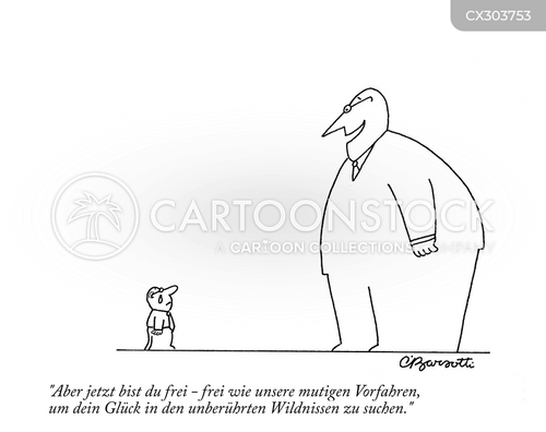 Cartoons und Karikaturen mit Frei