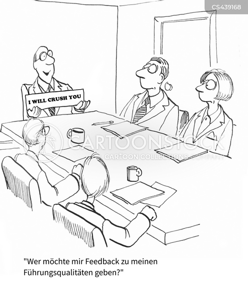 Cartoons und Karikaturen mit Feedback
