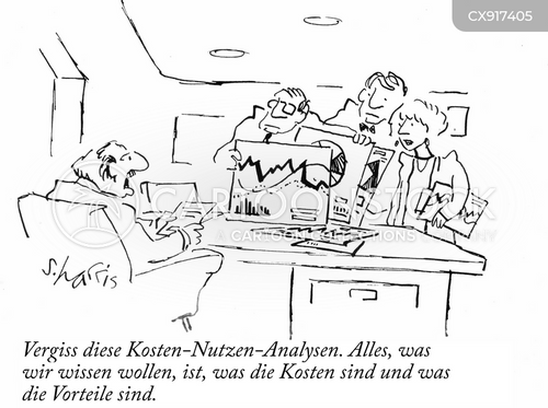 Cartoons und Karikaturen mit Einkaufsreise