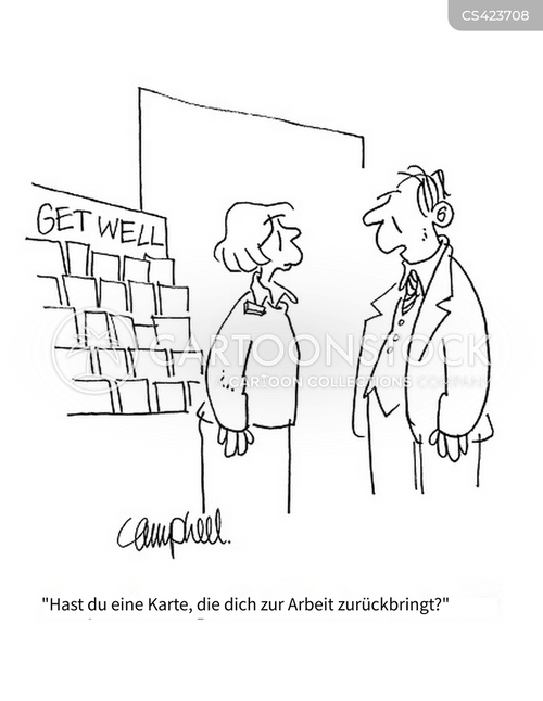 Cartoons und Karikaturen mit Hasten