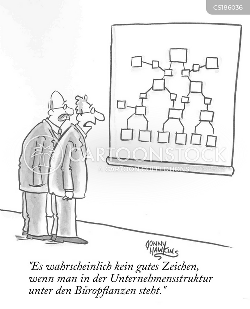 Cartoons und Karikaturen mit Struktur