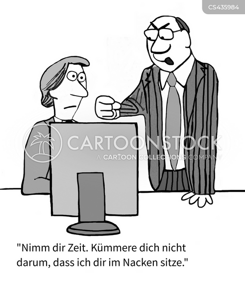 Cartoons und Karikaturen mit Managerdilemma