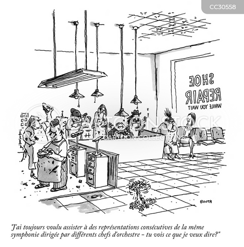 Dessins humoristique et caricaturés avec Représentation Musicale