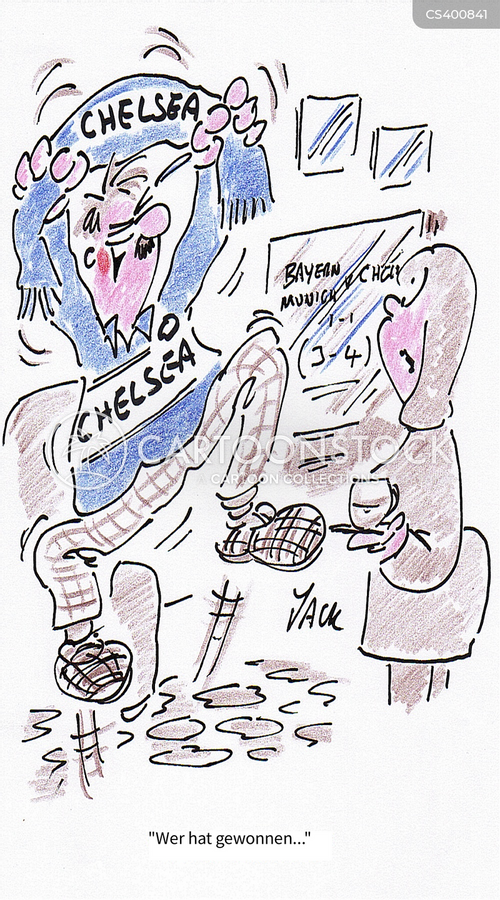 Cartoons und Karikaturen mit Chelsea Fc
