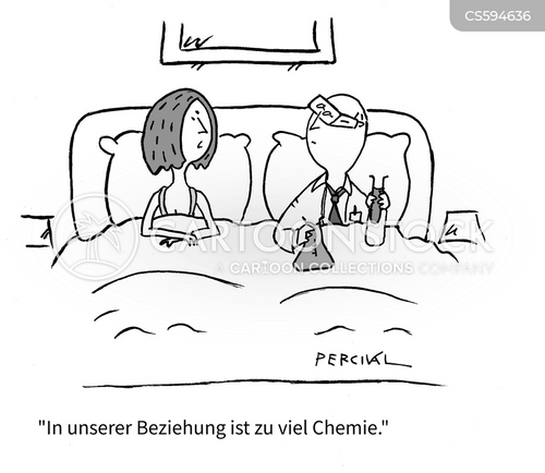Cartoons und Karikaturen mit Chemie
