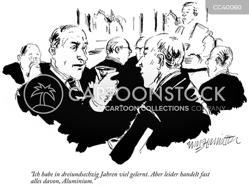 Cartoons und Karikaturen mit Aluminium