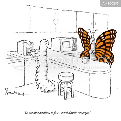 Dessins humoristique et caricaturés avec Processus De Transformation