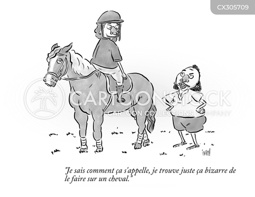 Dessins humoristique et caricaturés avec Anatomie Du Cheval