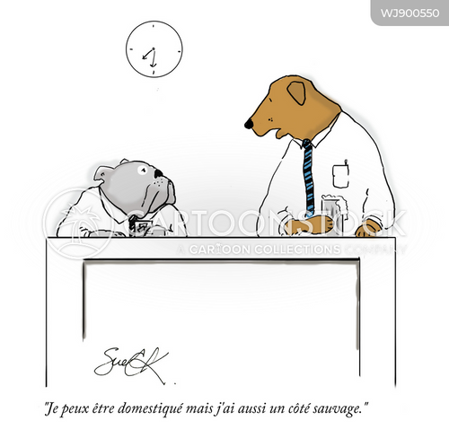 Dessins humoristique et caricaturés avec Chiens Sauvages