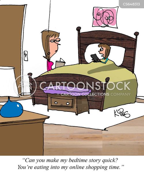 Bedtime Interruption Cartoons and Comics - funny pictures from CartoonStock