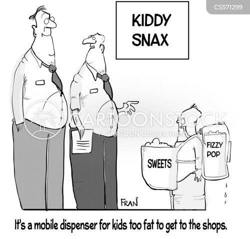Obese Children Cartoons and Comics - funny pictures from CartoonStock