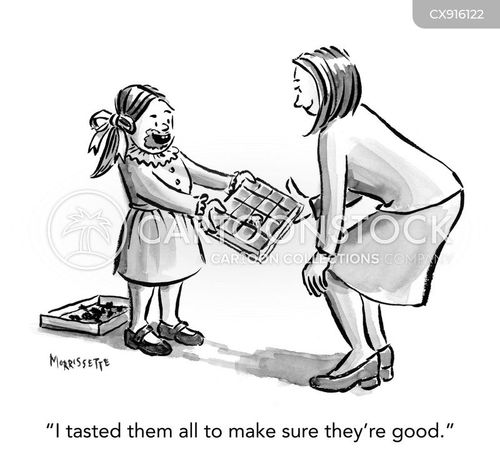 Chocolate Indulgence Cartoons and Comics - funny pictures from CartoonStock