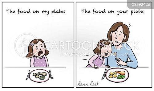 Picky Children Cartoons and Comics - funny pictures from CartoonStock