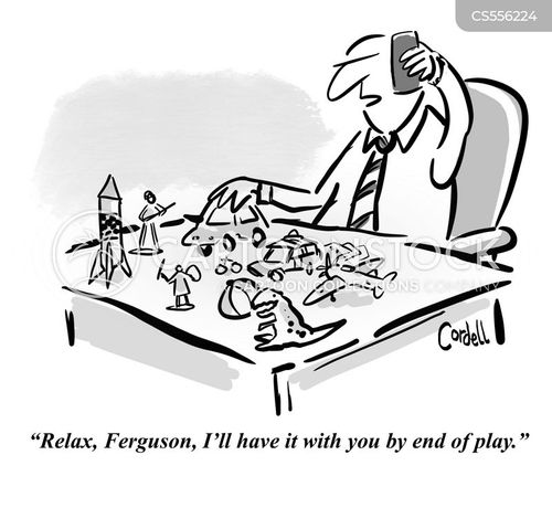 End Of Play Cartoons and Comics - funny pictures from CartoonStock