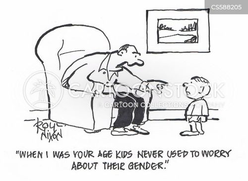 Transgender Child Cartoons and Comics - funny pictures from CartoonStock