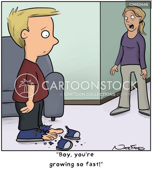 Growth Spurt Cartoons and Comics - funny pictures from CartoonStock