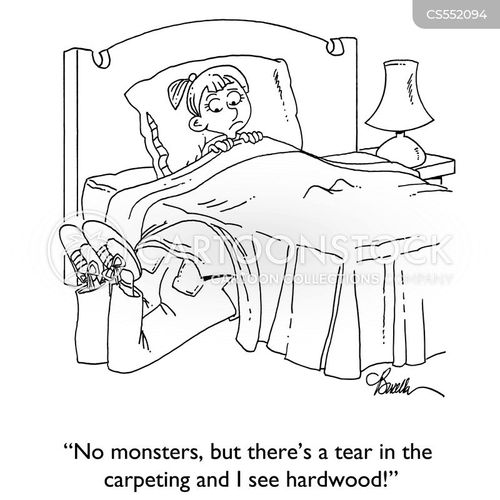 Childhood Fears Cartoons and Comics - funny pictures from CartoonStock