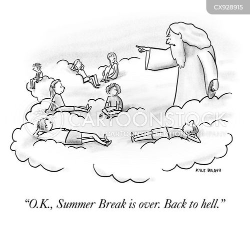 Summer Break Woes Cartoons and Comics - funny pictures from CartoonStock