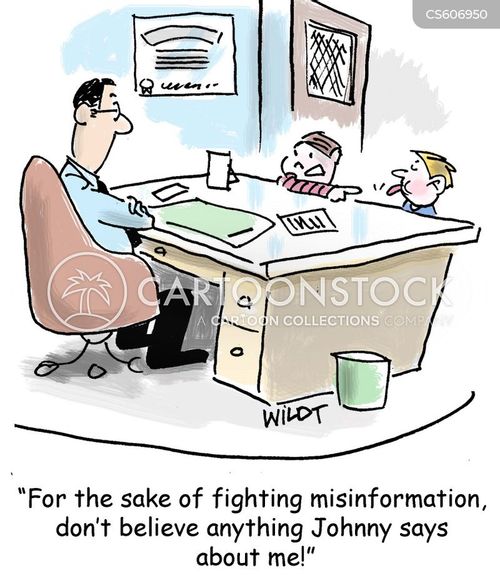 Misinformation Cartoons and Comics - funny pictures from CartoonStock